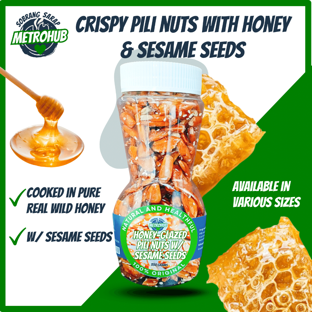 Crispy Pili Nuts with Sesame Seeds and Pure Honey Caramelized ...