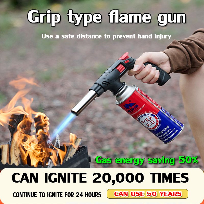 Can ignite 20,000 times Grip type flame gun Heating BBQ welding ...