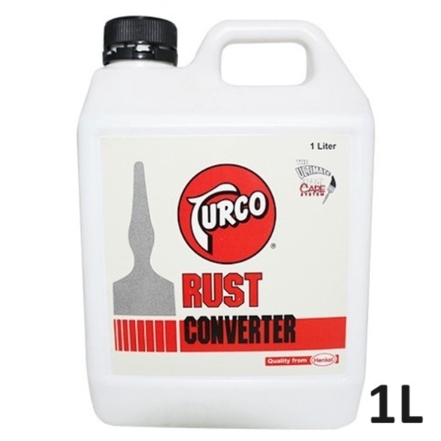 ORIGINAL TURCO Rust Converter 1 & 4 Liters Metal Steel Treatment Cute ...