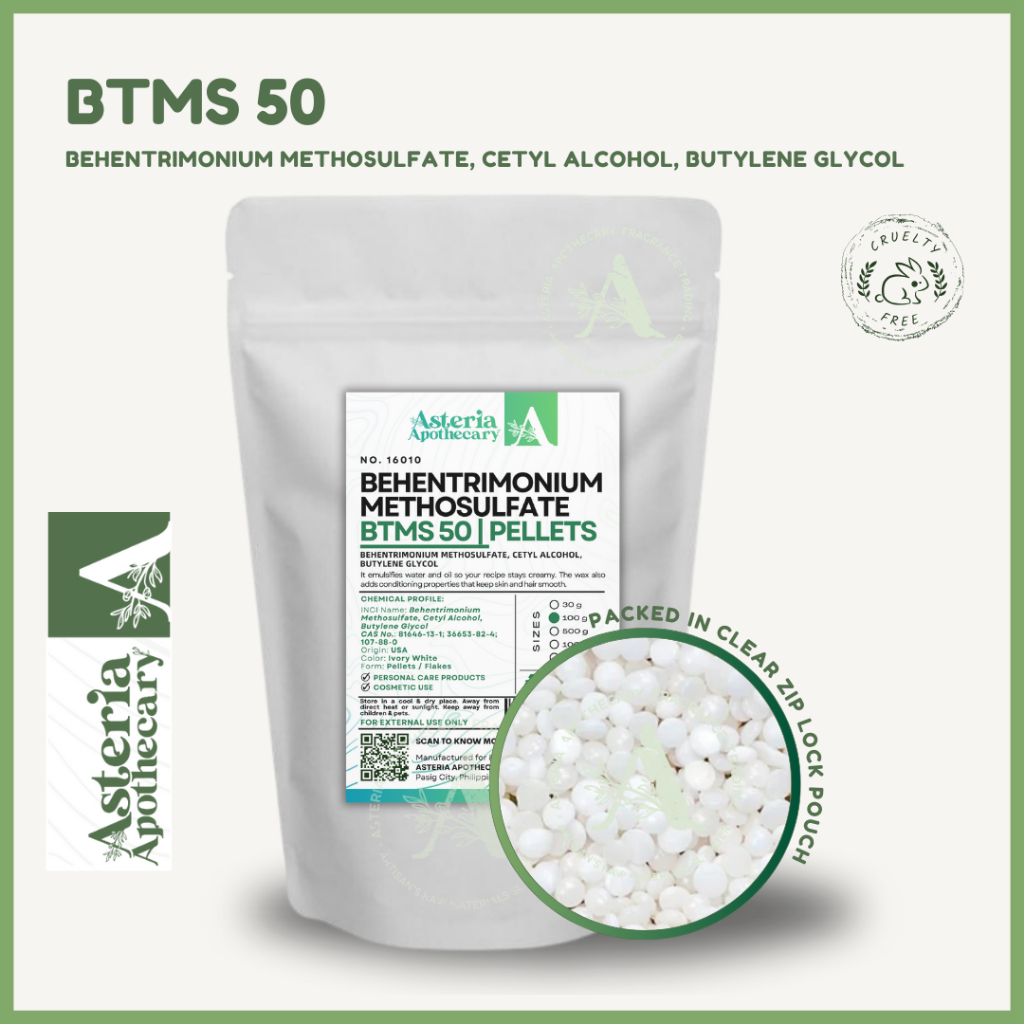BTMS-50 (Behentrimonium Methosulfate) 100g, 500g & 1Kg - Asteria ...