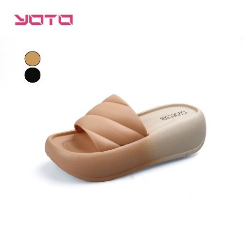 【YOTO】New Comfortable Korean Ombre Color Slippers All weather Grip open ...