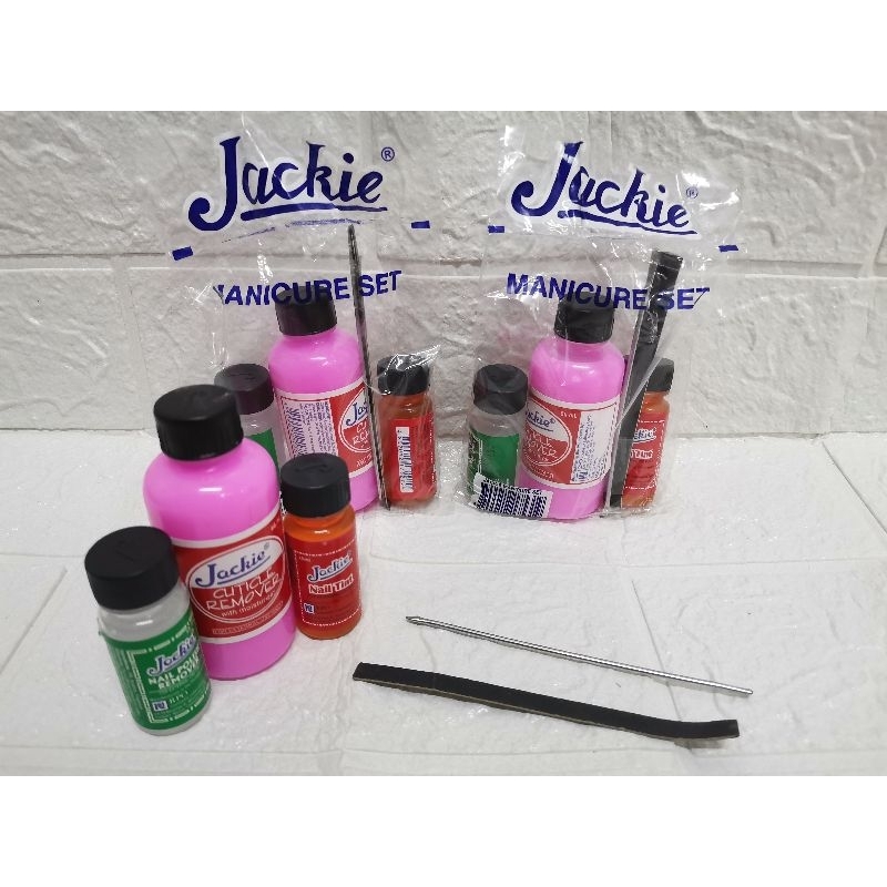 Jackie MANICURE SET pedicure nail Cleaning Set | Shopee Philippines