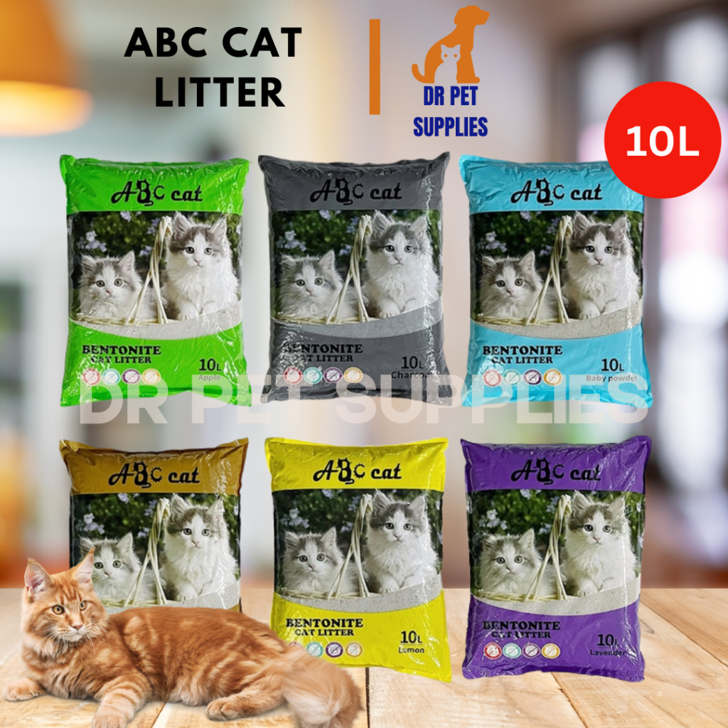 ABC Cat Litter Sand Bentonite 10 liter Essentials DR Pet Supplies ...