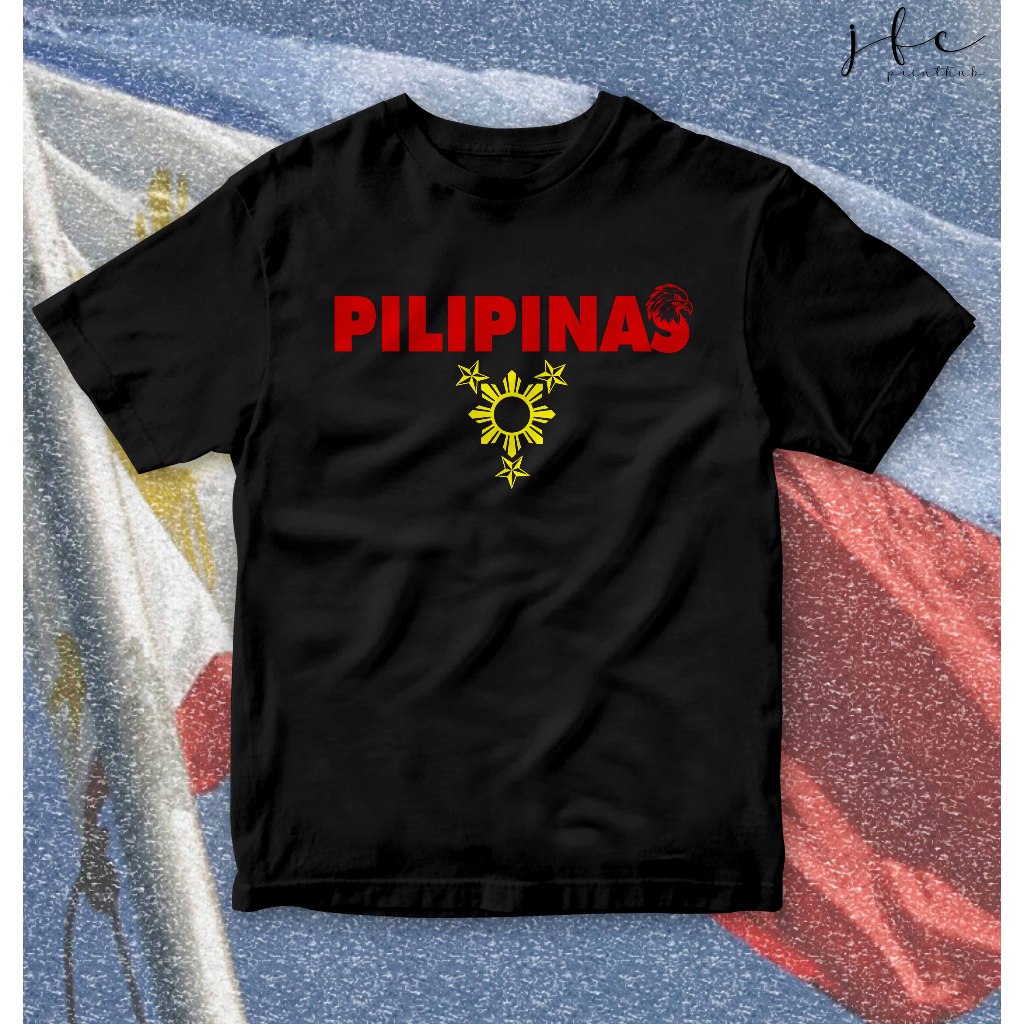 PILIPINAS Pinoy Proud Inspired T-Shirt JFC CLOTHING | Shopee Philippines