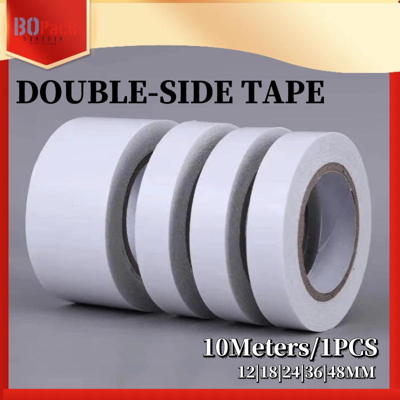 10Meters Double sided tape with high adhesive Strong adhesive on both sides | Shopee Philippines