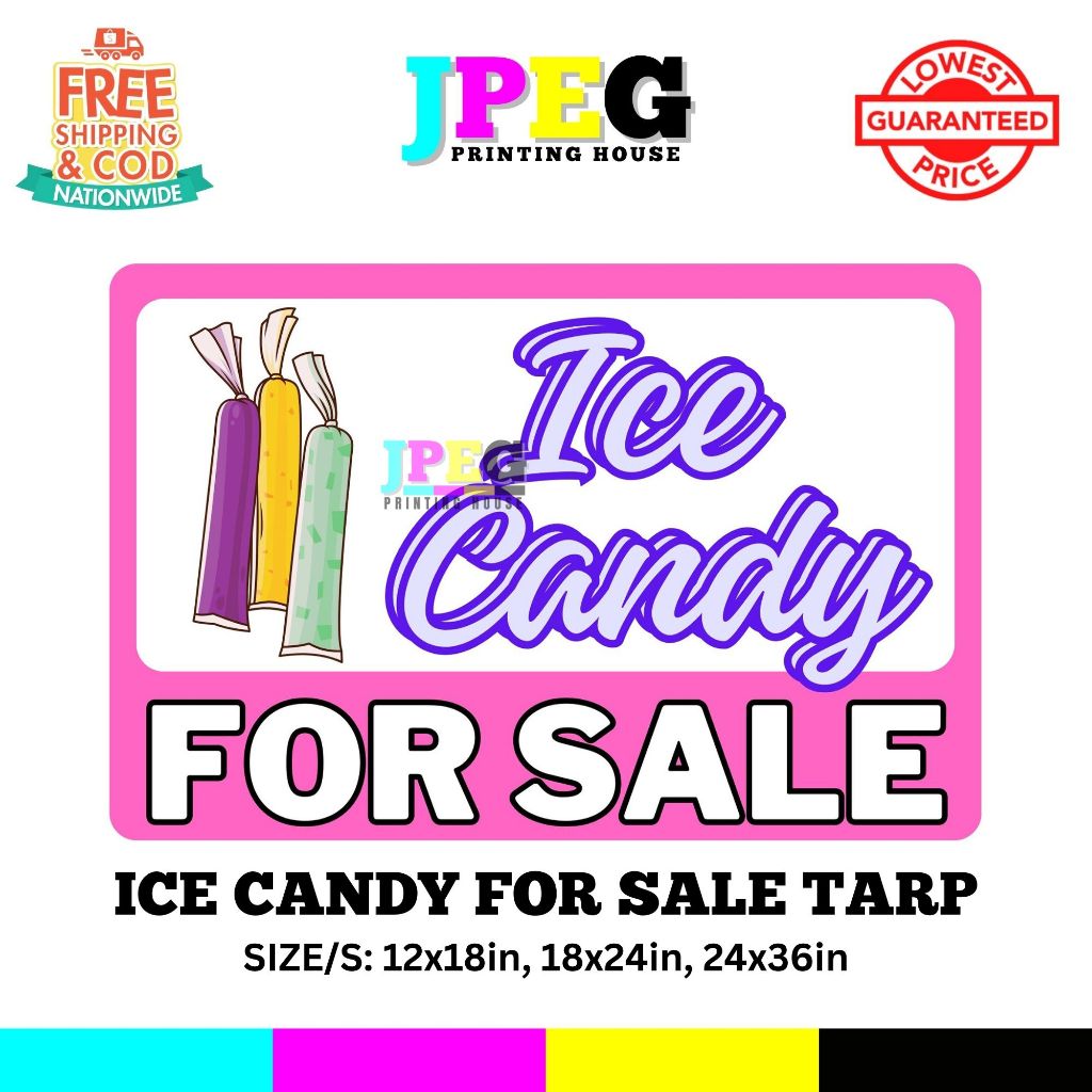 ICE CANDY ICE FOR SALE FOR SALE ICE WATER FOR SALE TARP TARPAULIN ...