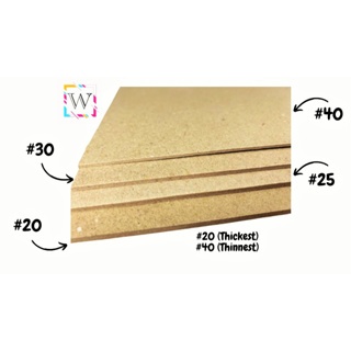 25pcs per order #20 ,#25 ,#30, #40 Chipboard / Eskaboard/ Pasteboard ...
