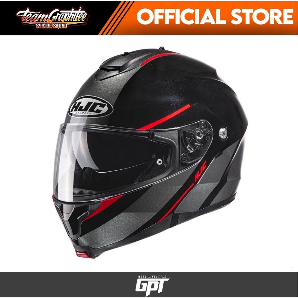 HJC HELMET C91 TERO(MODULAR DUAL VISOR) | Shopee Philippines