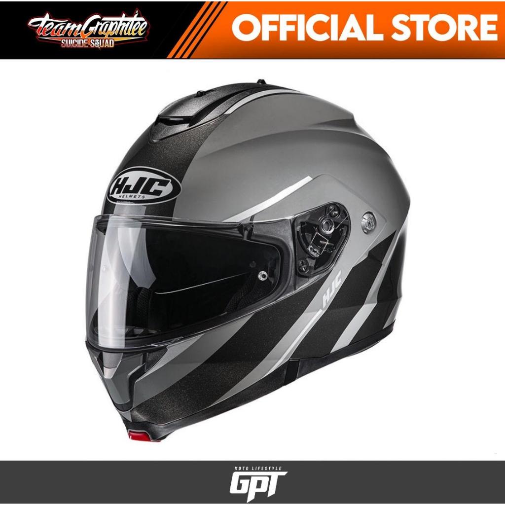 HJC HELMET C91 TERO(MODULAR DUAL VISOR) | Shopee Philippines