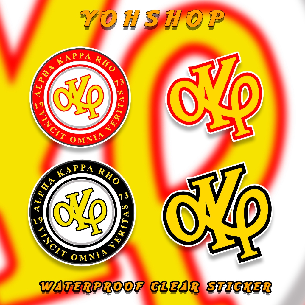 Alpha Kappa Rho Sticker for motorcycle APO sticker Waterproof Decal ...