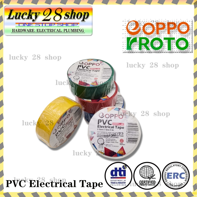 BIG ELECTRICAL TAPE W/ COLOR 16MM OPPO (1PC) | Shopee Philippines