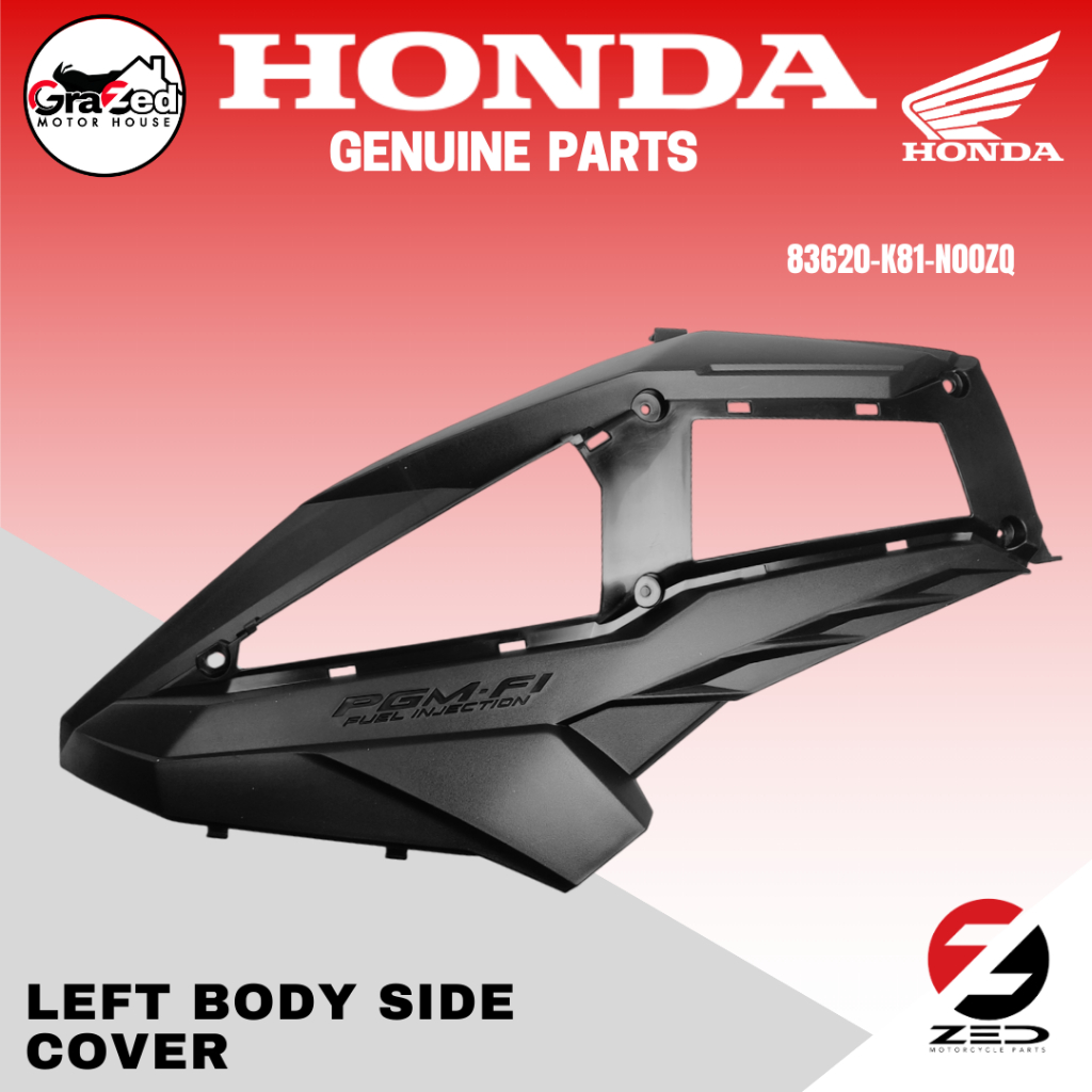 BODY SIDE COVER for Honda Beat FI V2 / Beat Street HONDA GENUINE (R ...