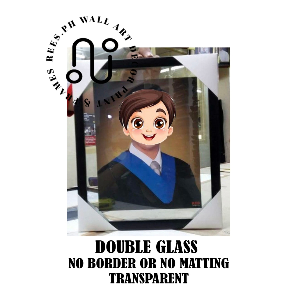 DOUBLE GLASS FRAME FOR GRADUATION 8X10(8R), 8X12 (A4), 11X14 (11R ...