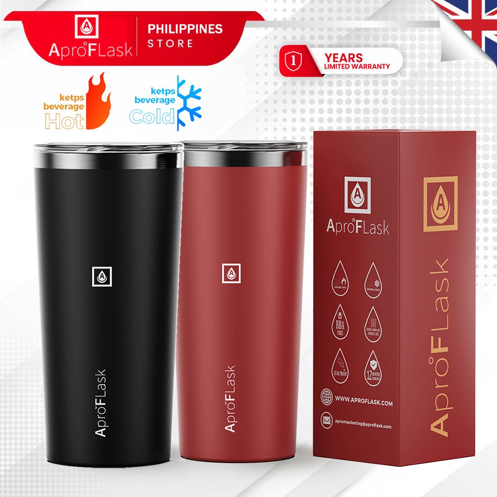 Apro°Flask 20oz Tumbler Vacuum Insulated Coffee Cup Stainless Steel ...