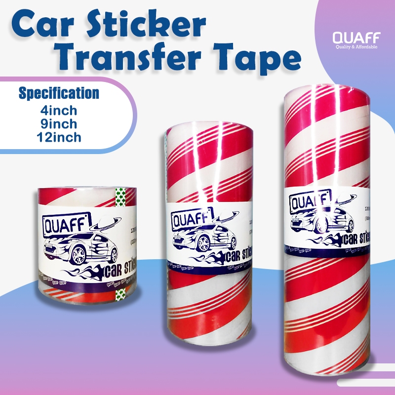 50meters Quaff Transfer Tape Transparent for Cut Out Vinyl Stickers and ...