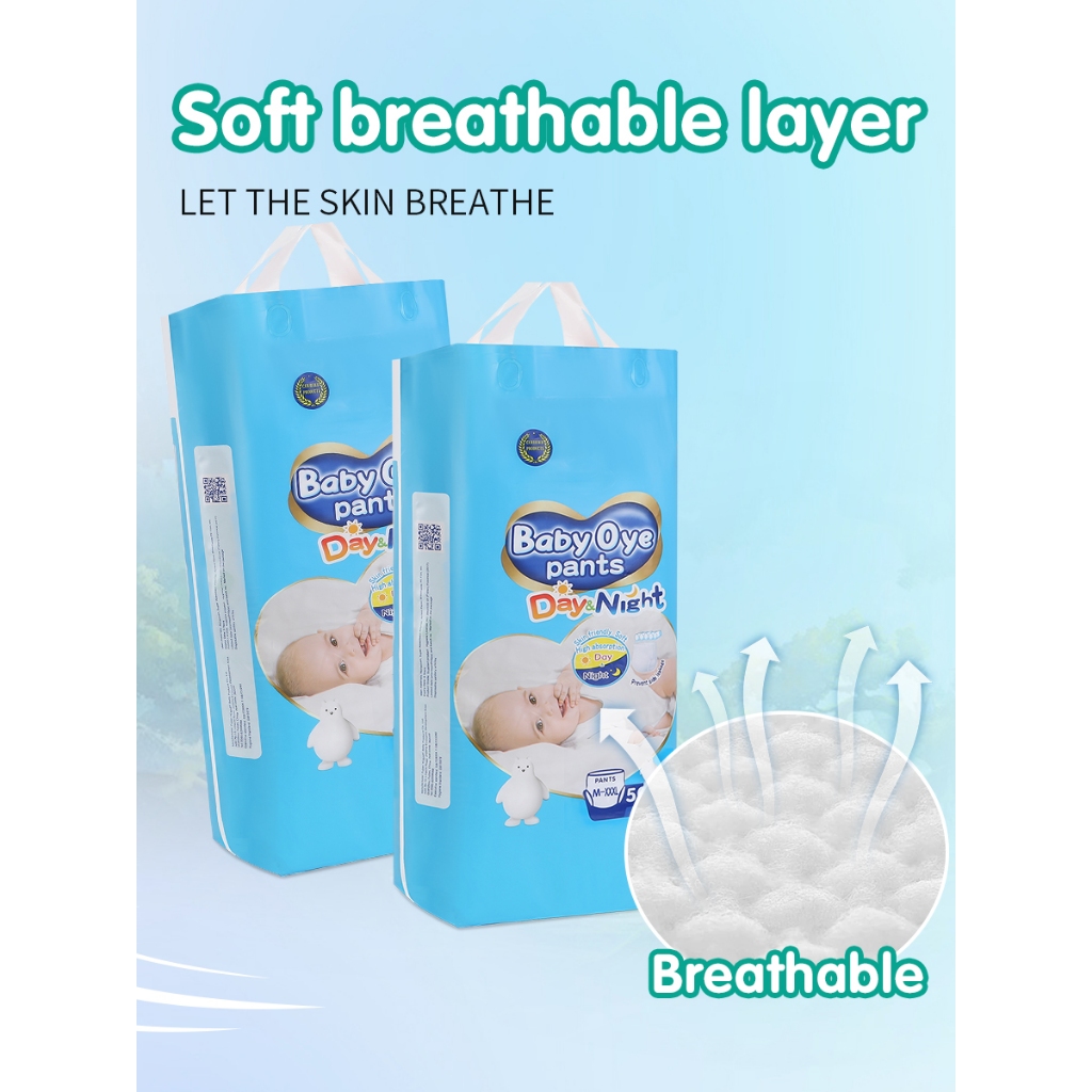 Babyoye Korean Baby diapers skin-friendly ventilate disposable Newborn ...