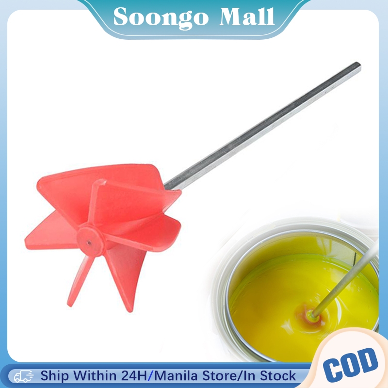 Paint Mixer Plastic Cement Coating Mixing Rod Epoxy Mixer Drill Mixer ...