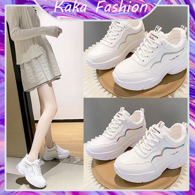 KaKa Shoes 2024 NEW Korean Casual Rubber Shoes for Women(ADD 2 SIZE ...