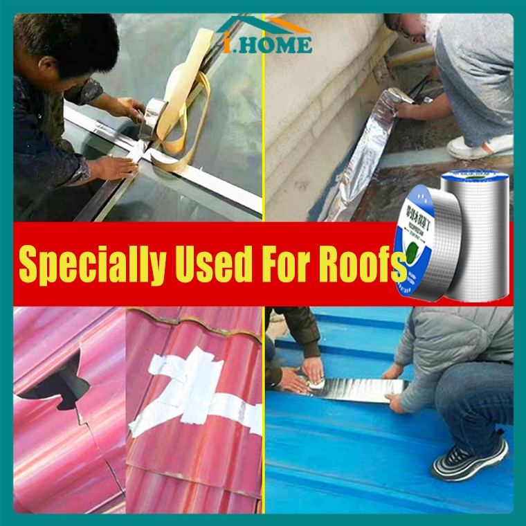 Aluminum Foil Butyl Waterproof Tape Big Size For roof leak duct tape ...