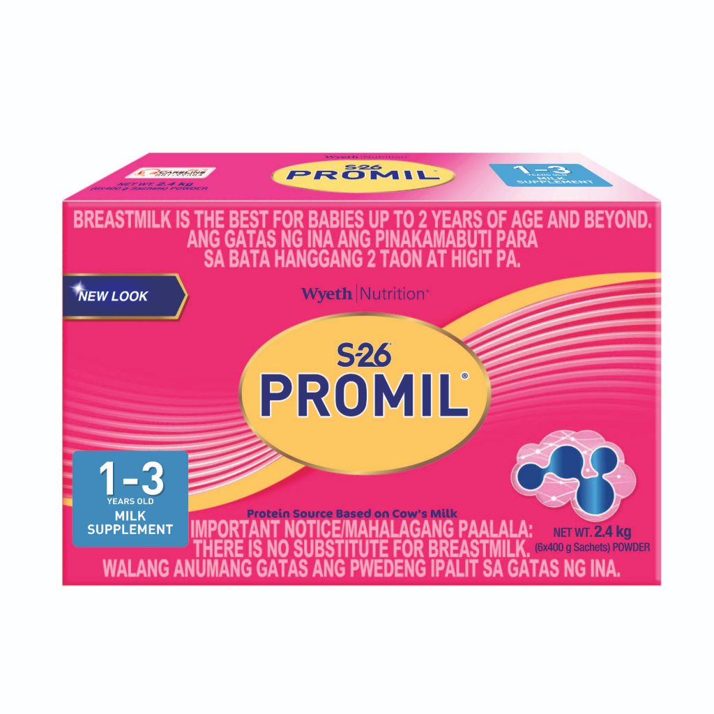 S-26 PROMIL THREE Milk Supplement 1-3 Years Old Box 2.4kg | Shopee ...