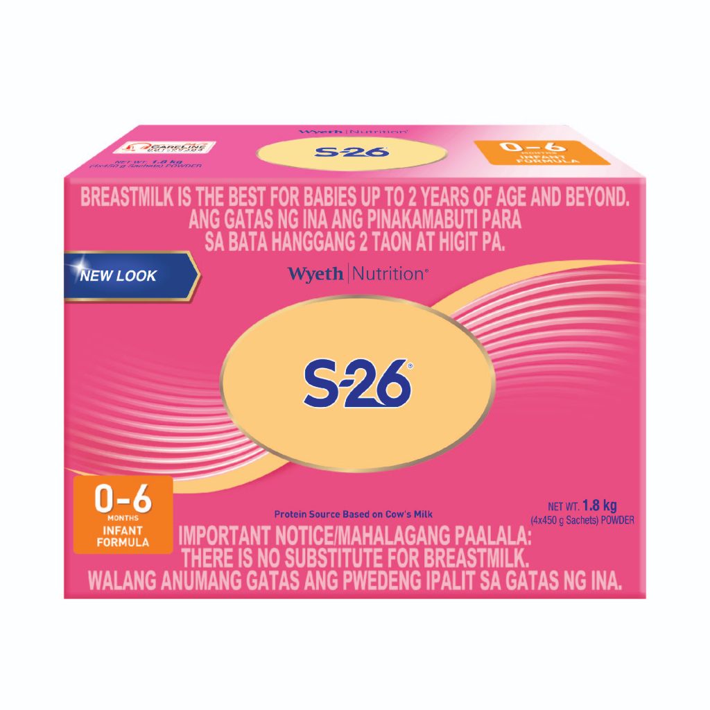 S-26 ONE Infant Formula for 0-6 Months Bag in Box 1.8kg | Shopee Philippines