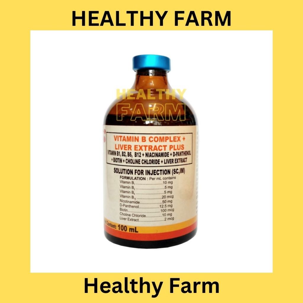 Vitamin B complex with Liver Extract plus (100 ml) FOR PETS AND FARM ...