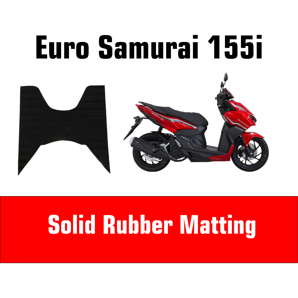 Euro Motor Samurai 155i Solid Rubber Matting | Shopee Philippines