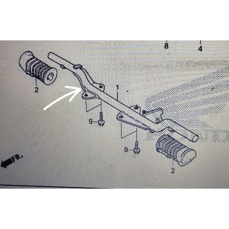 Step Bar Comp for Tmx125 Alpha(Footrest Bar) | Shopee Philippines