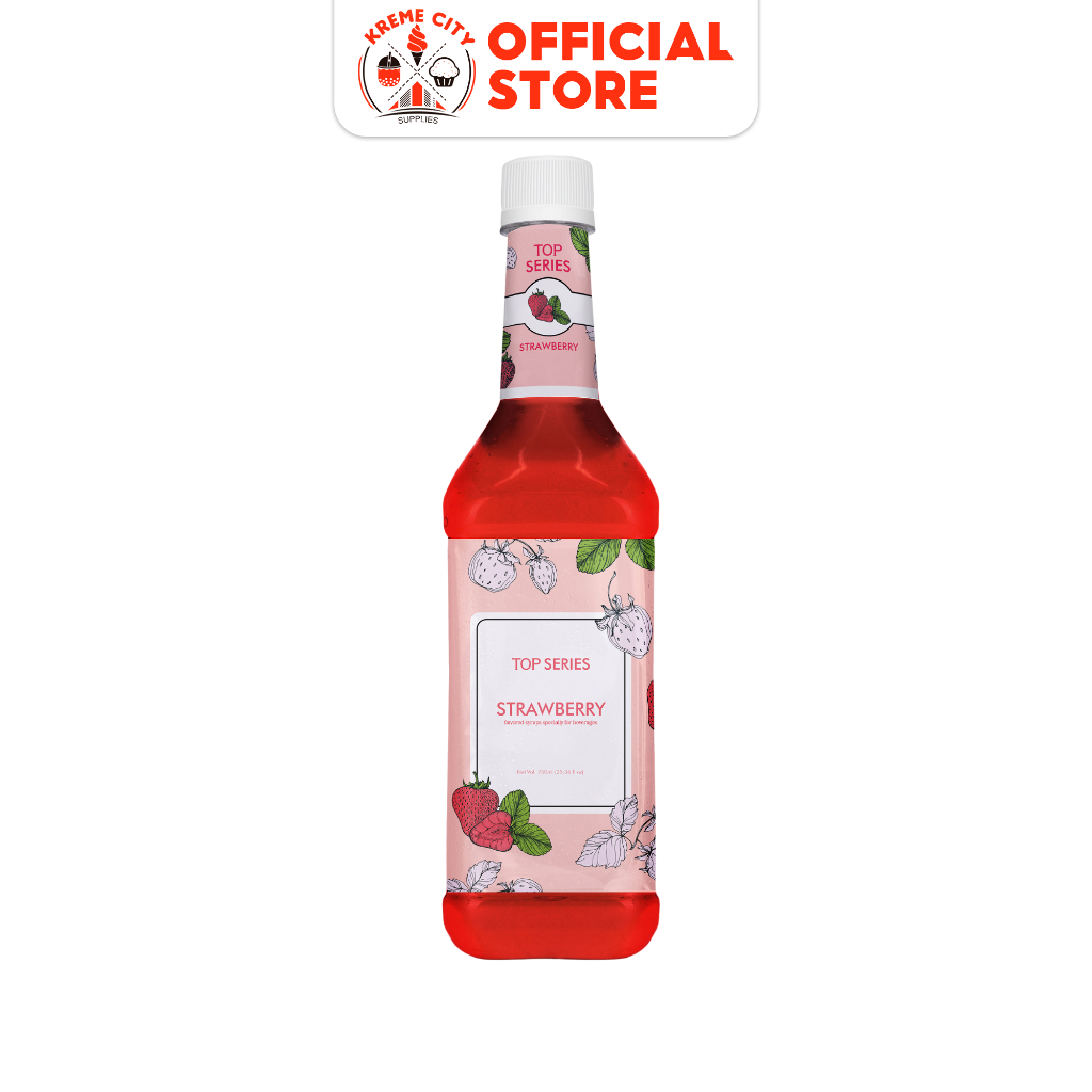 TOP Creamery Top Series Strawberry Syrup 750ml | Shopee Philippines