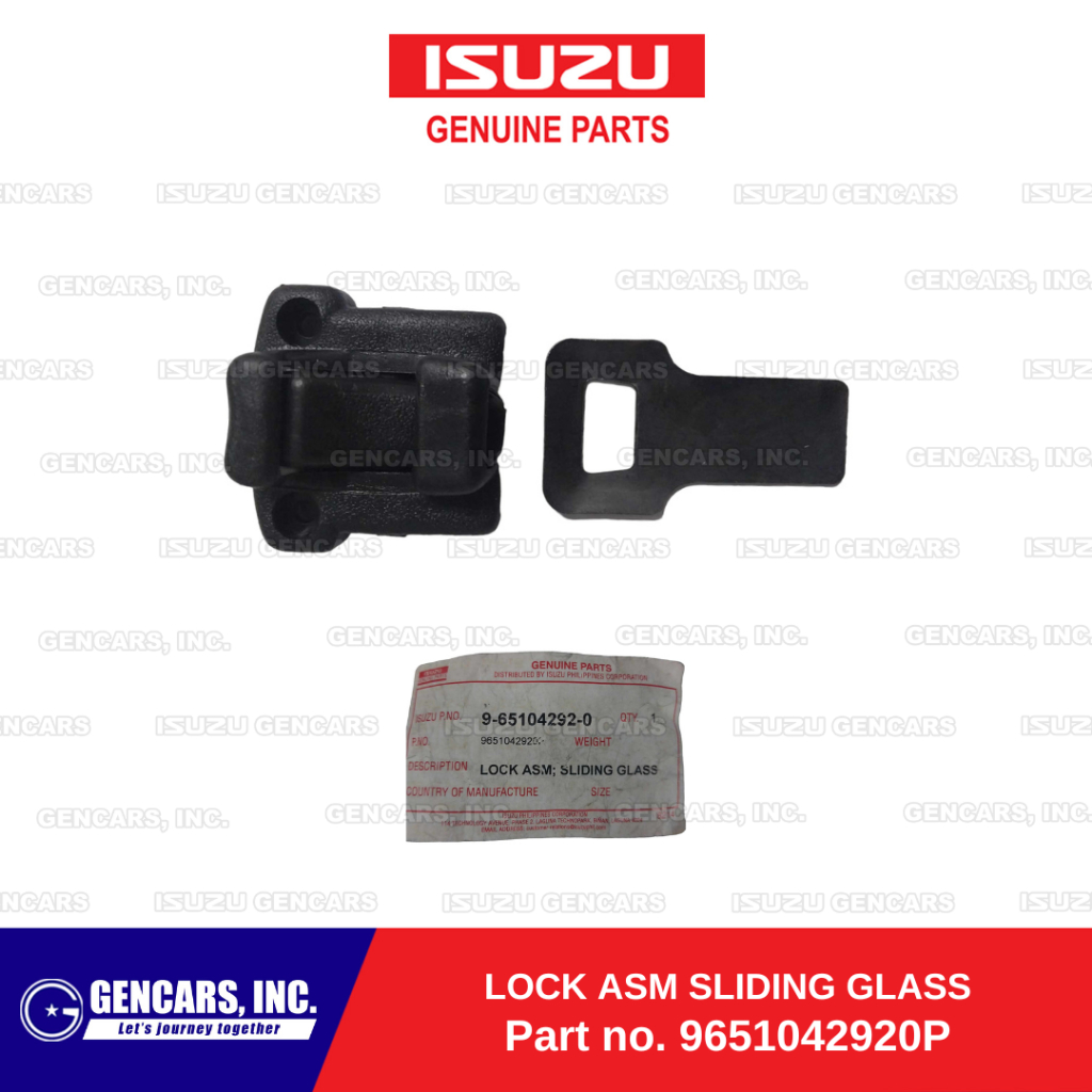 Isuzu Glass Window Lock for NHR/NKR (9651042920) | Shopee Philippines