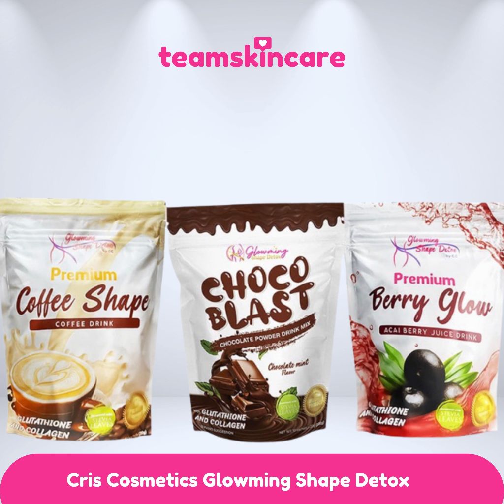 Cris Cosmetics Glowming Shape Detox Drinks l Berry Glow l Coffee Shape ...