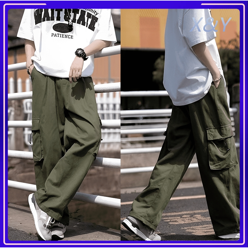 COD-4 Color Cargo Pants 6 Pocket Cargo Pants For Men Solid Color ...
