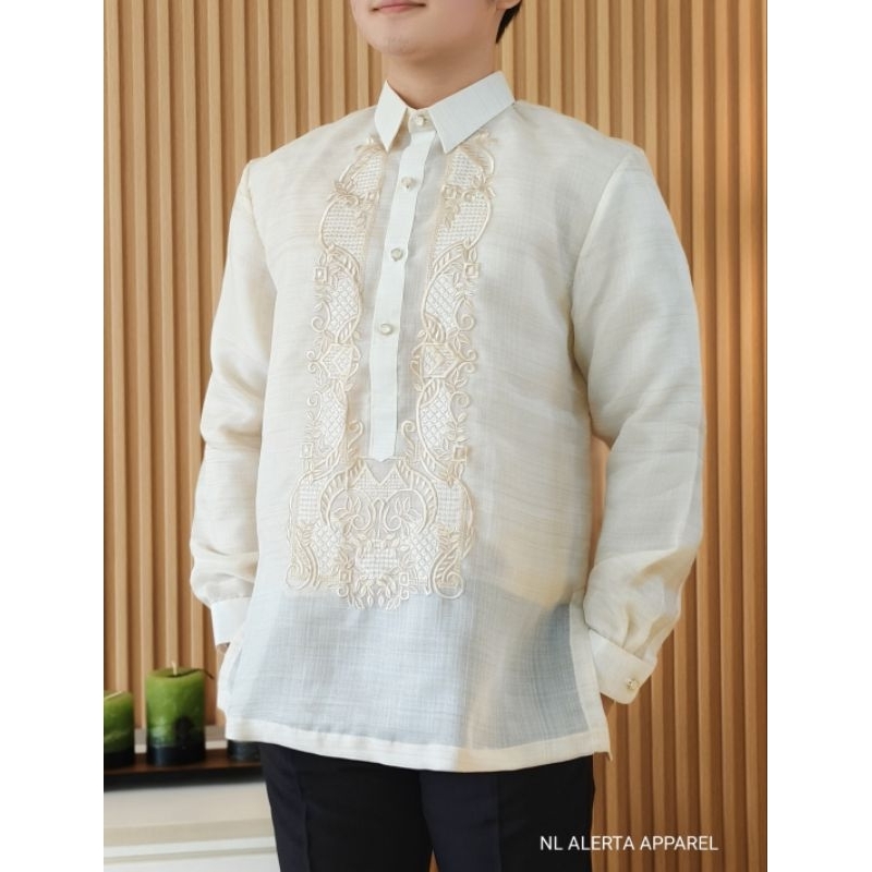 MODERN BARONG TAGALOG FOR MEN PINYA COCOON | Shopee Philippines