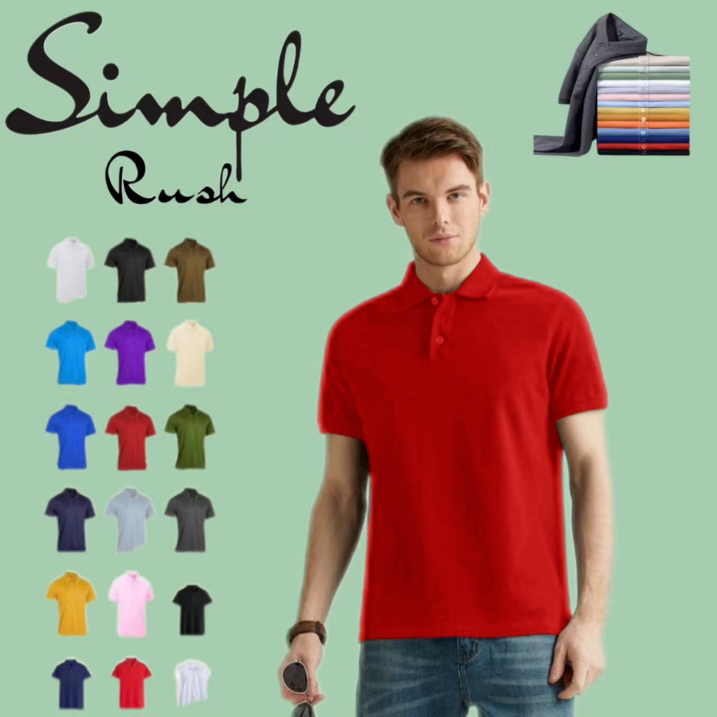 SIMPLE RUSH 2025 NEW Men's drifit Polo Shirt Unisex Quality korea ...