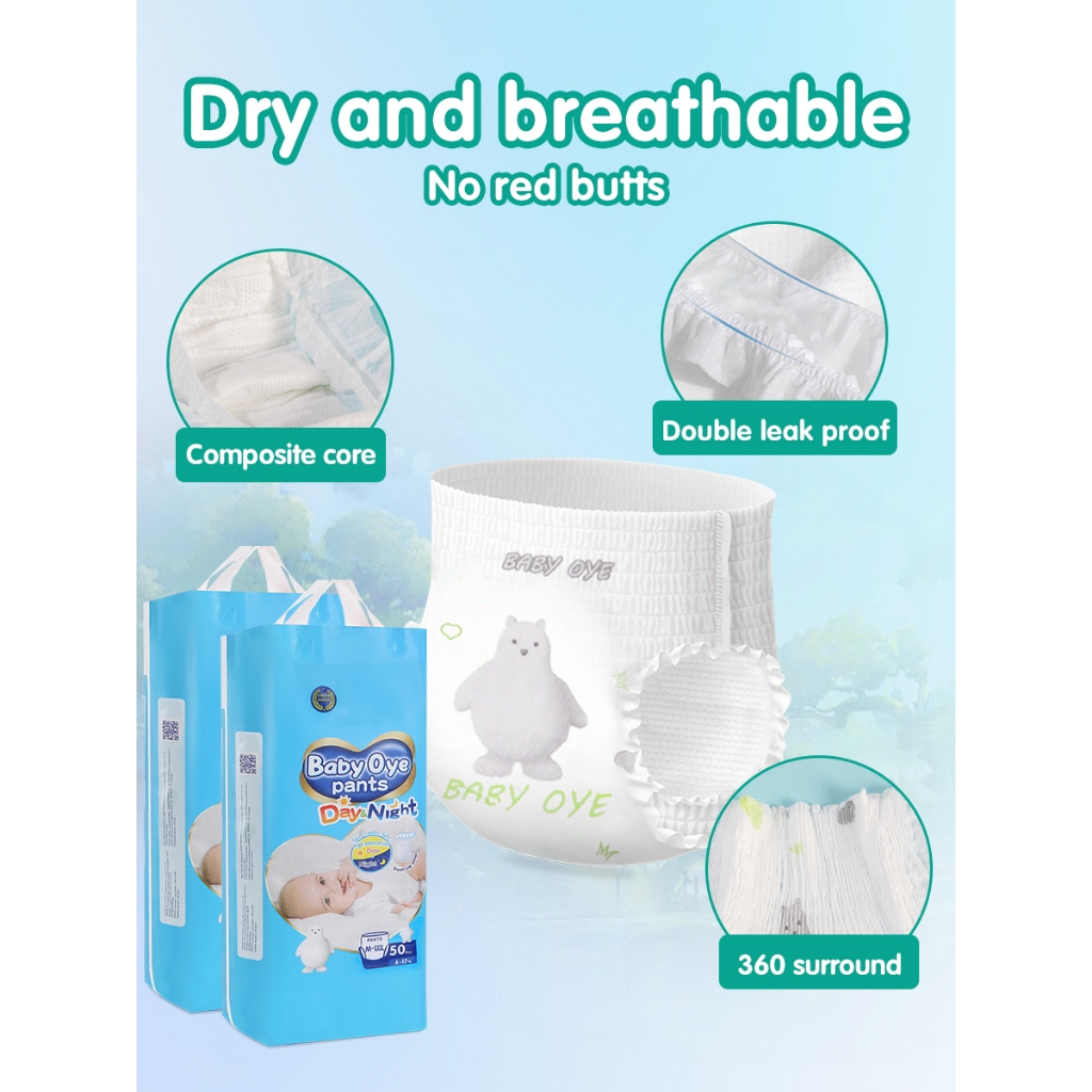 Babyoye disposable newborn Pull-up Pants/Tape pants Size/NB-XXXL Bulk ...