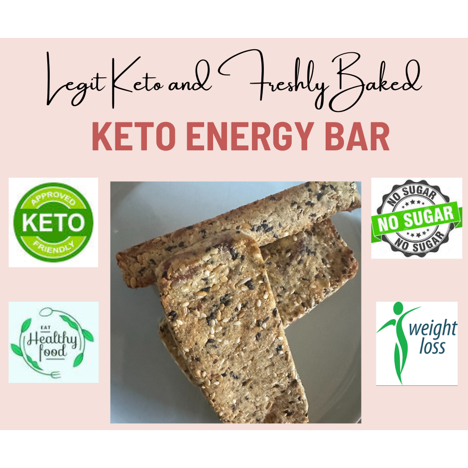KETO Energy Bar Lowcarb Diet Healthy Gluten free and Sugar free Safe ...