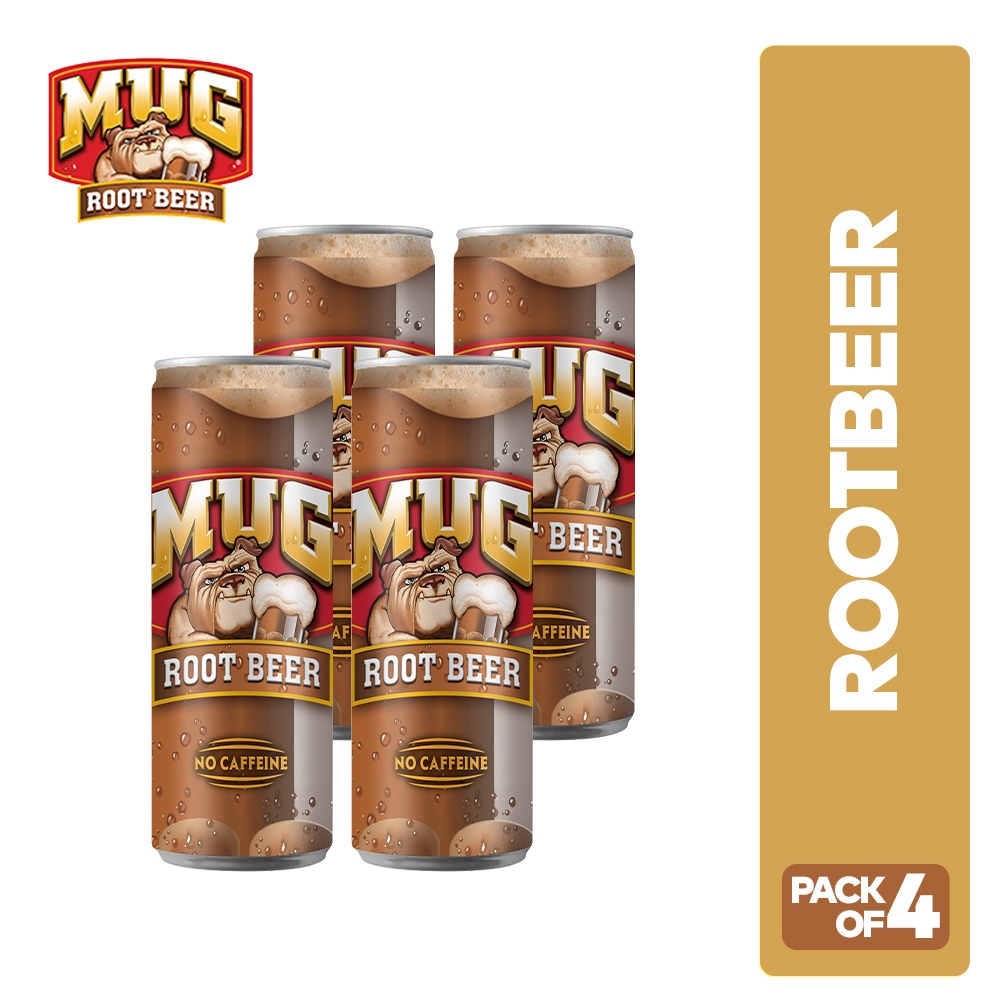 Mug Root Beer Drink 320ml - Pack of 4 | Shopee Philippines