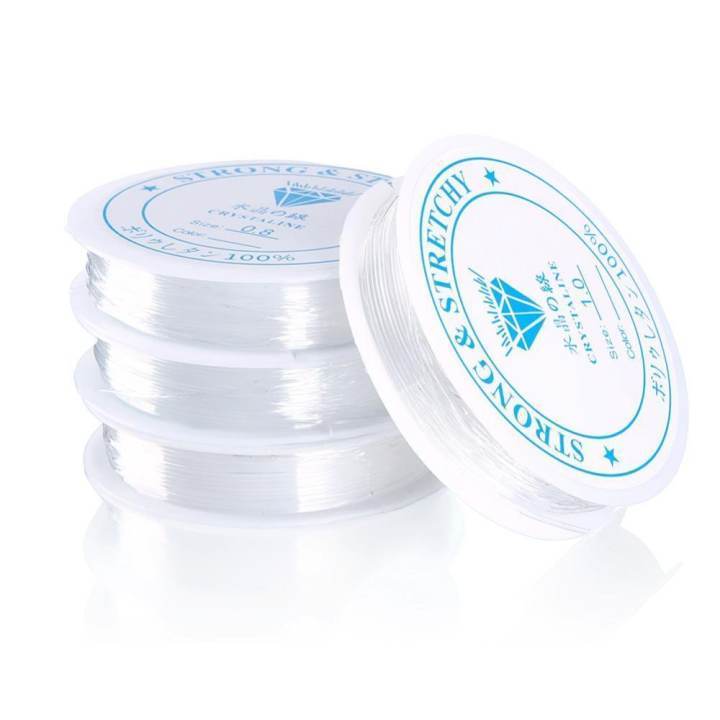 DIY String Clear Elastic Rope Cord String Stretch Nylon Thread lines ...