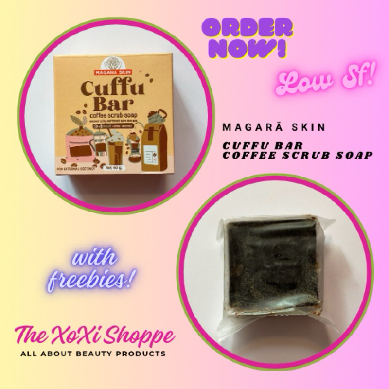 Magarā Skin Cuffu Bar 60g | Coffee Scrub Soap 3in1 | Instant Ultra ...