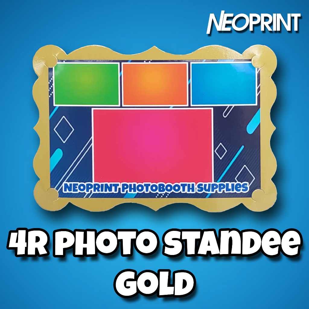 4R PHOTO STANDEE COLOR GOLD LAMINATED 250GSM | Shopee Philippines