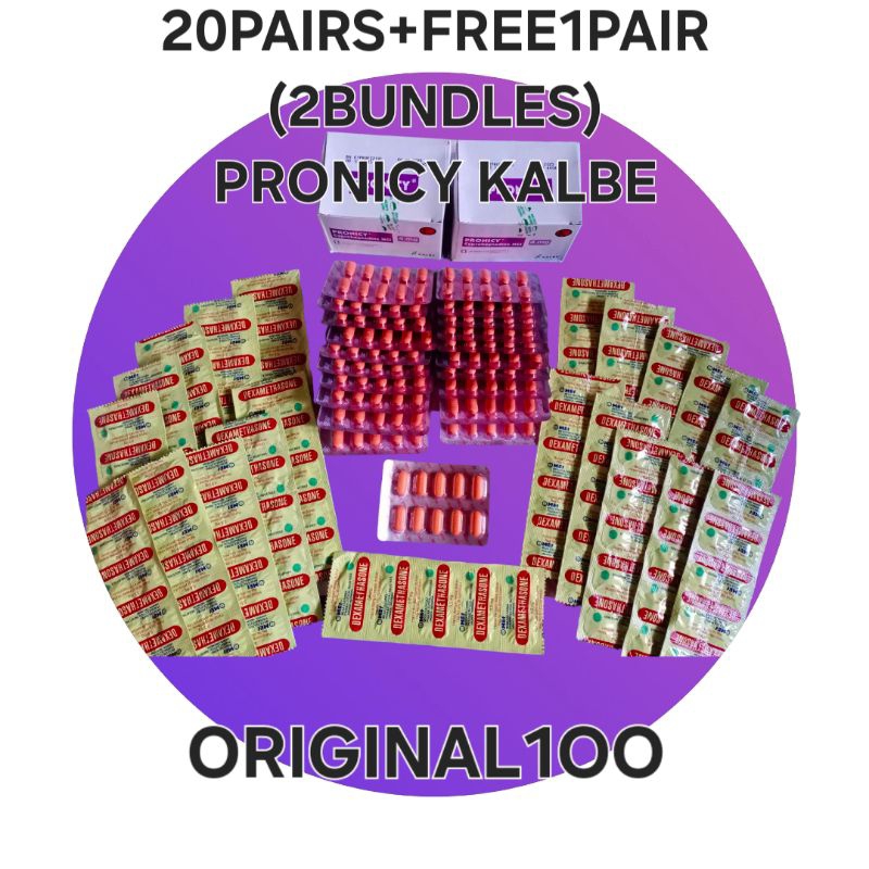 21PAIRS PRONICY KALBE ORIGINAL VIT | Shopee Philippines