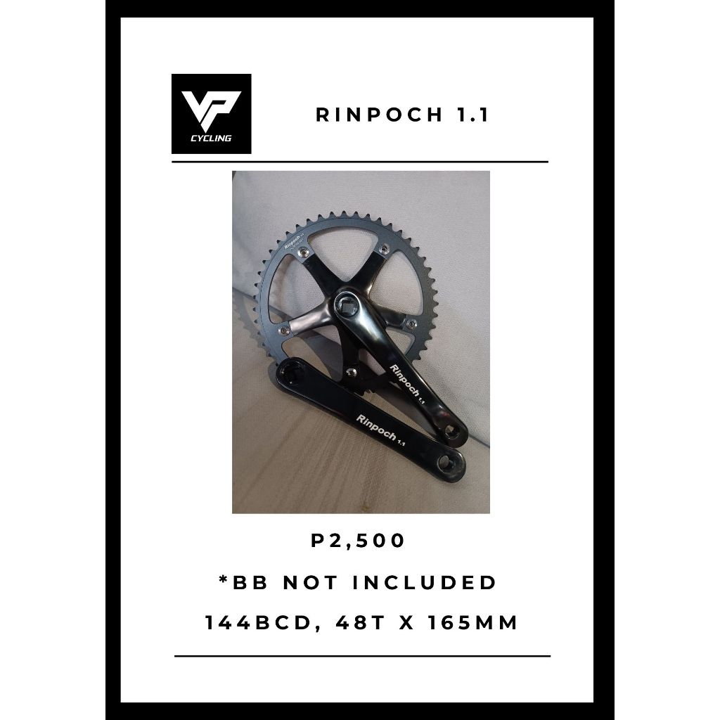Rinpoch 1.1 Crankset | Shopee Philippines