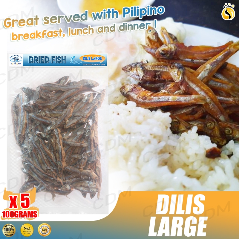 Dried Fish Dilis Large 500g / 1kg Dried Anchovies / Gourmet Dried Fish ...