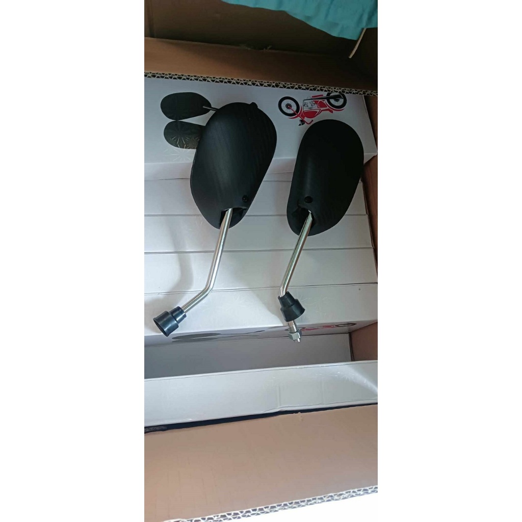 yamaha fino fi SIDE MIRROR LONG STEM STANDARD SIZE MIRROR CARBON ALLOY ...