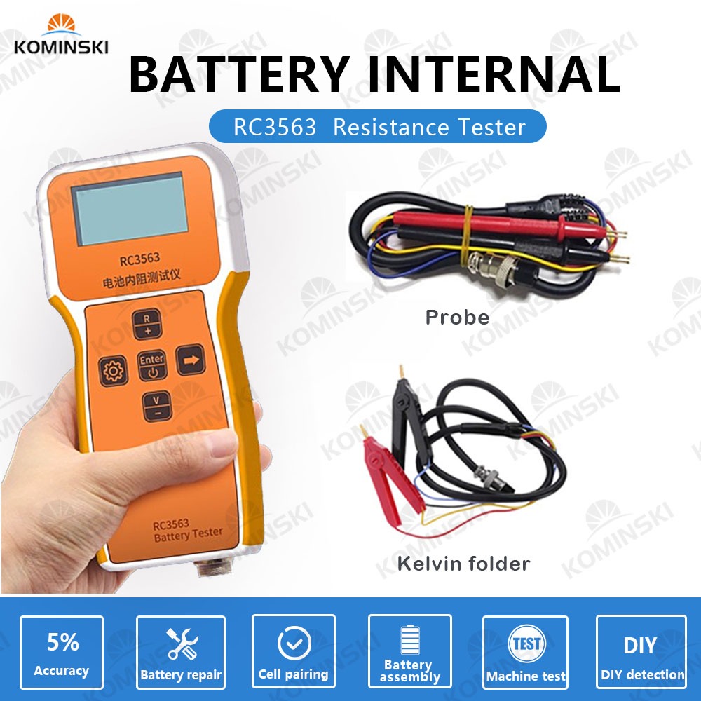 Car Battery Tester Host+probe+clip Probe high-precision internal ...