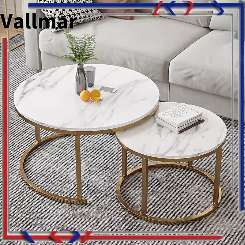 2pcs/set!! Nordic Center Table Light Luxury Sofa Side Table For Living ...