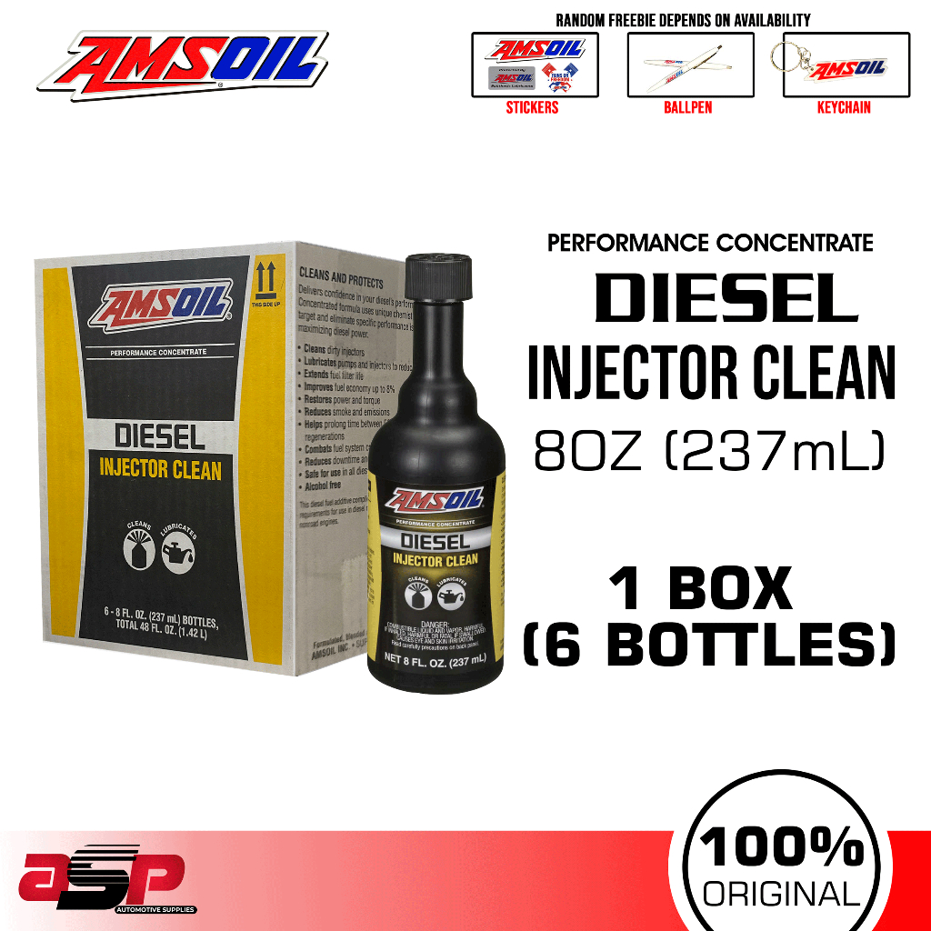 AMSOIL Diesel Injector Cleaner 8oz (1 BOX / 6 BOTTLES) | Shopee Philippines