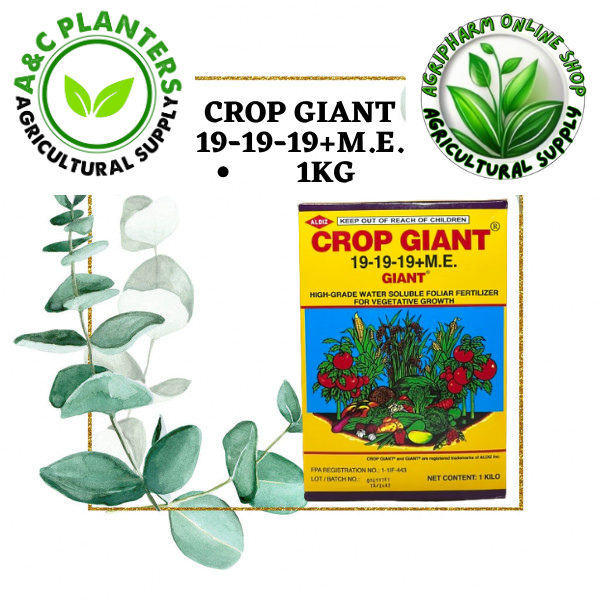 CROP GIANT 19-19-19 FOLIAR FERTILIZER 1KG | Shopee Philippines
