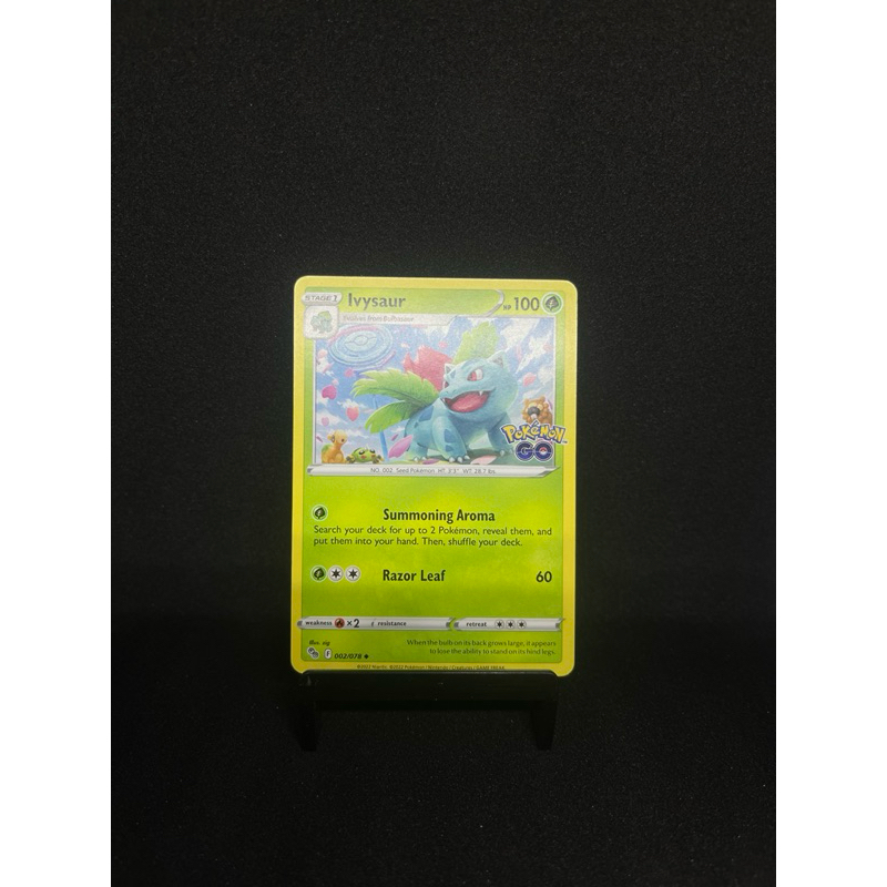 ivysaur pokemon go pokemon trading cards | Shopee Philippines