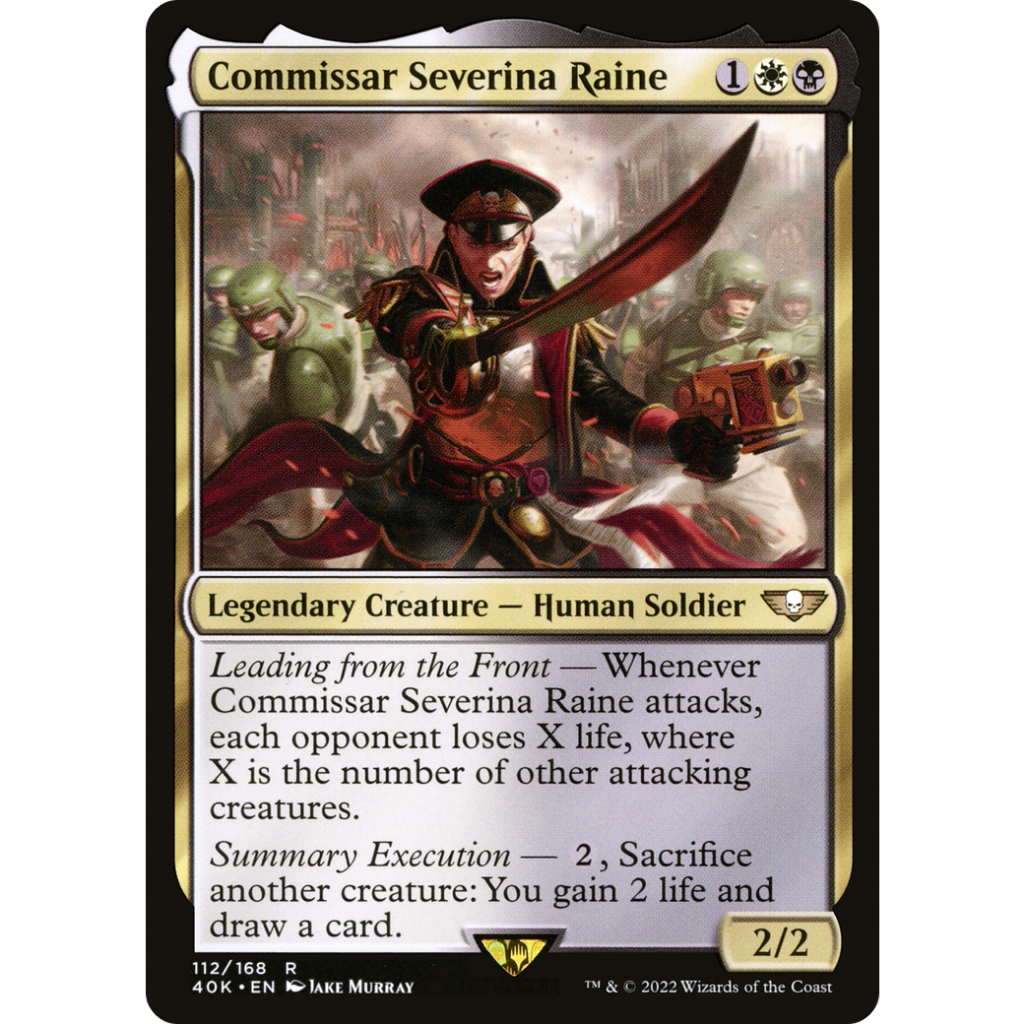 commissar-severina-raine 40k-112 MTG Proxy | Shopee Philippines